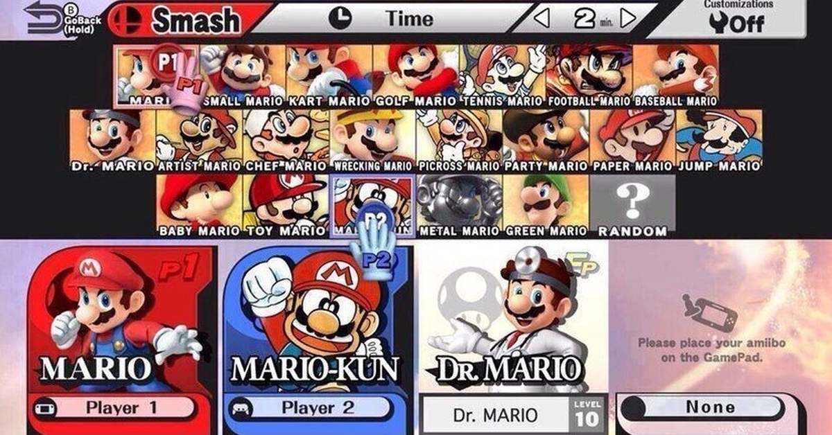Super Smash Mario Bros