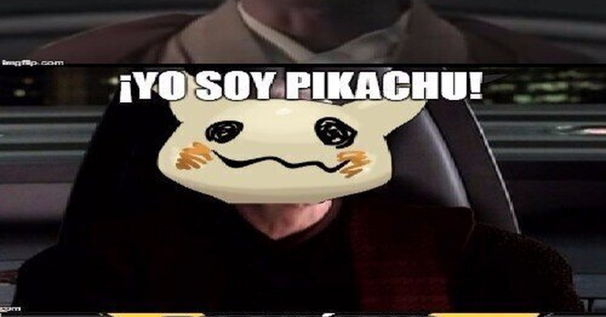 ¡Yo soy pikachu!