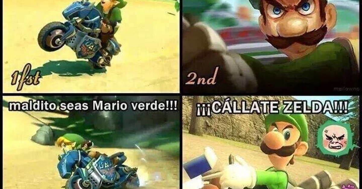 Zelda vs Mario Verde