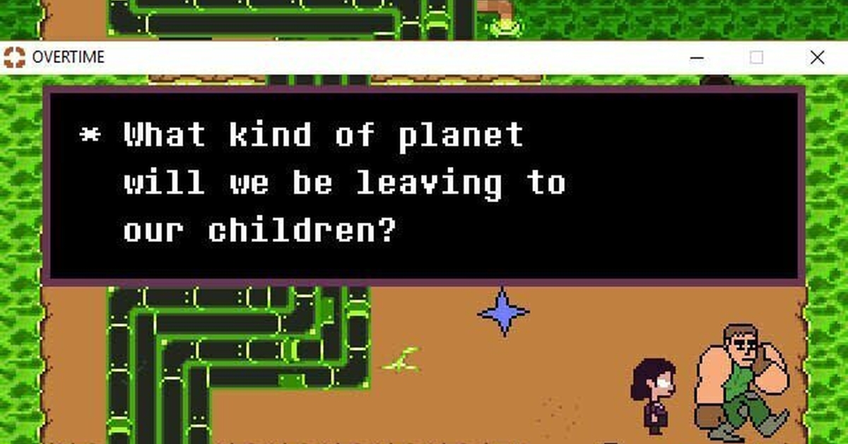 Referencia a DOOM en Overtime (Fangame basado en Undertale)