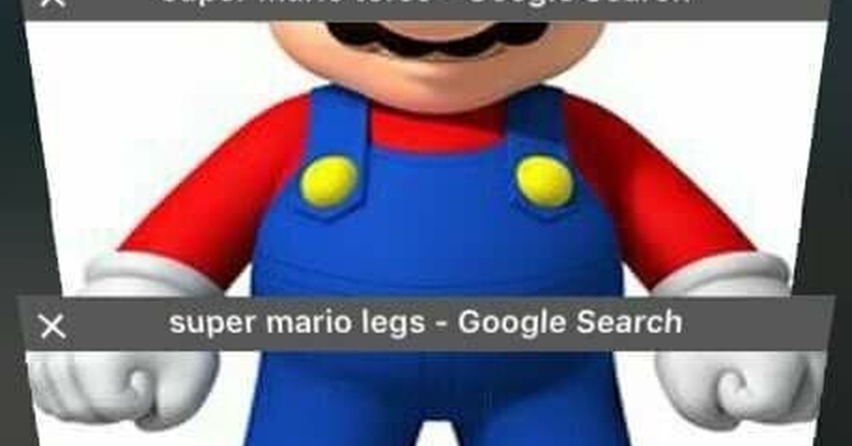 Ja! Que curioso, esa imagen de Mario está... ¿¡HEY ESPERA QUE!?