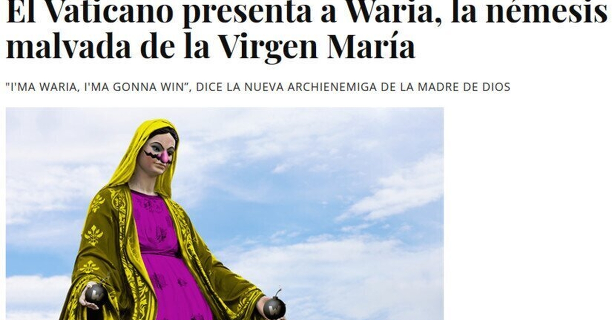 El Vaticano presenta a Waria, la némesis malvada de la Virgen María