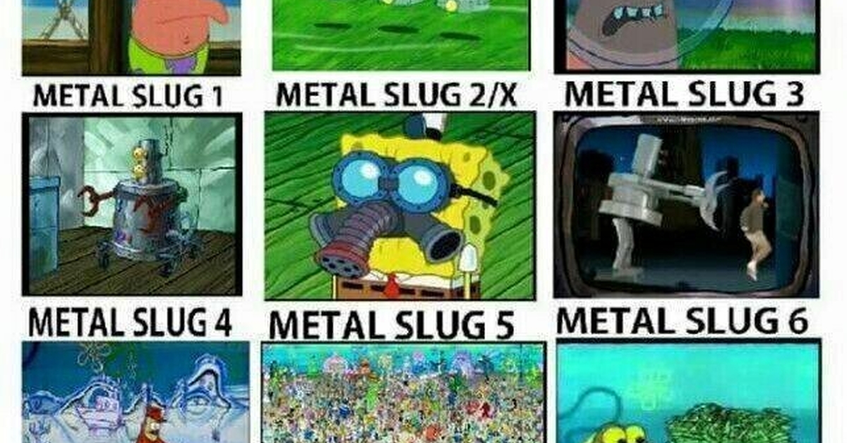 Resumen De Los Metal Slug En Formato Bob Esponja