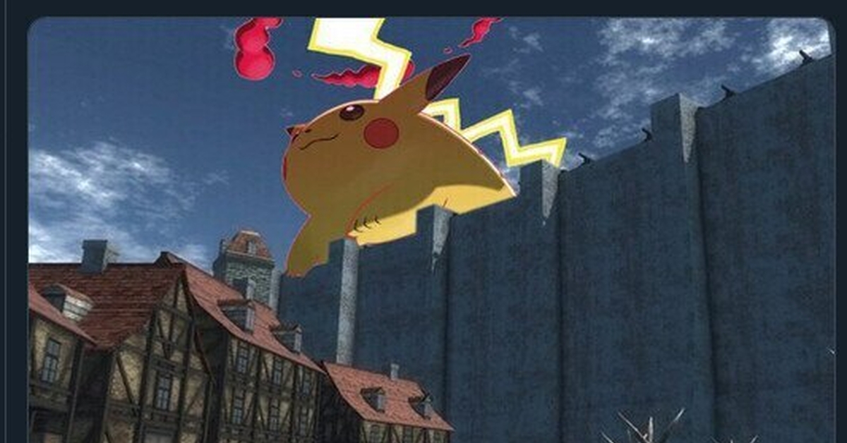 Pikachu on Titan