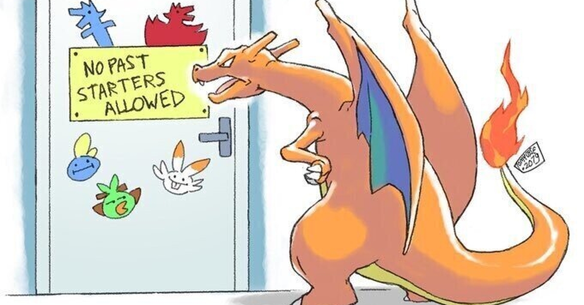 Por eso es que Charizard fue el único que entró. Por Bacon_Guy_derp