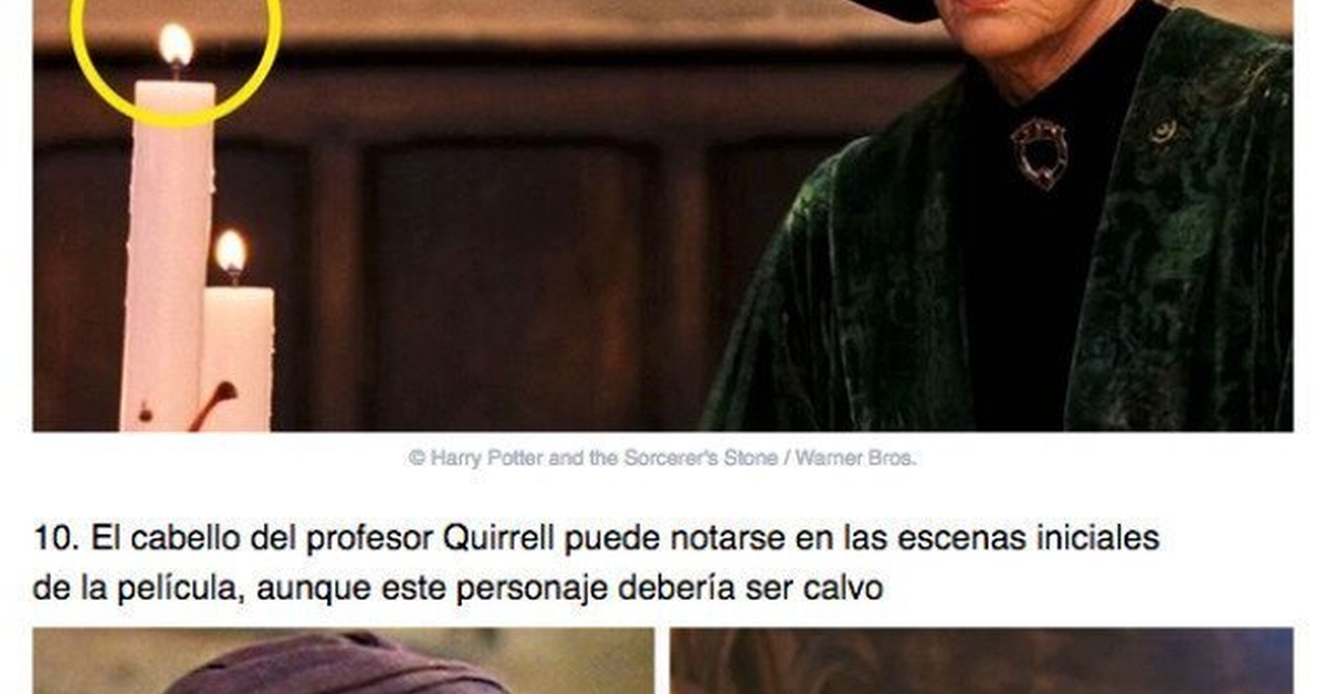 GALERÍA: 15+ Metidas de pata en las películas de Harry Potter, las ...