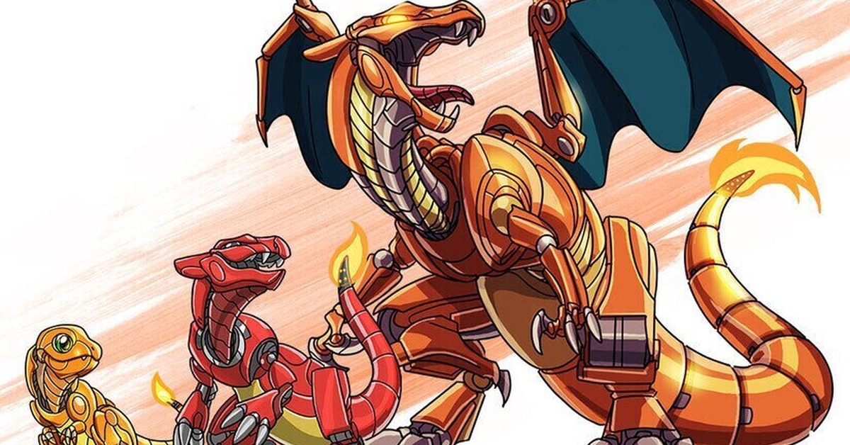 Así serían las evoluciones mecanizadas de Pokémon