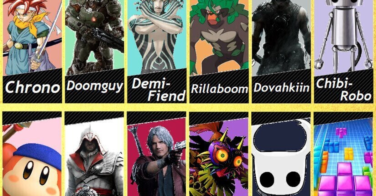 ¿Firmarías todos estos personajes para Smash?
