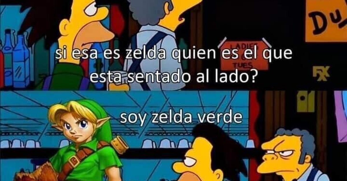 Pobre Zelda verde