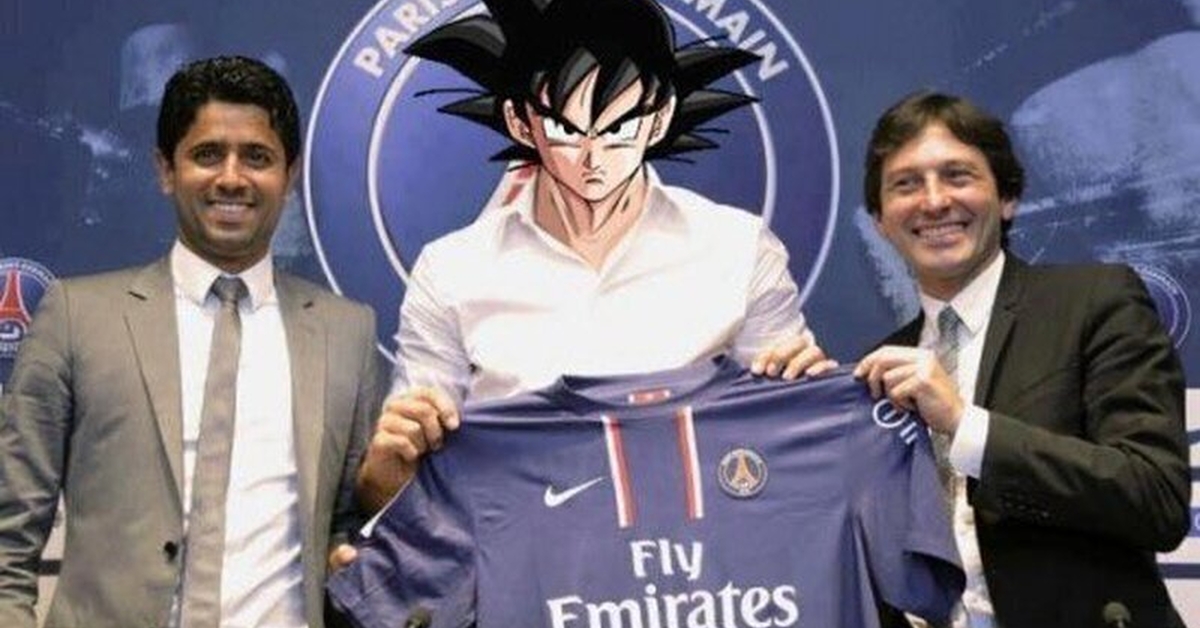 El PSG ficha también a Goku y se unirá a Messi, Neymar, Ramos y ...