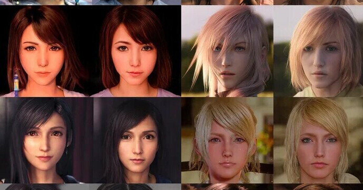 Personajes de Final Fantasy en la vida real
