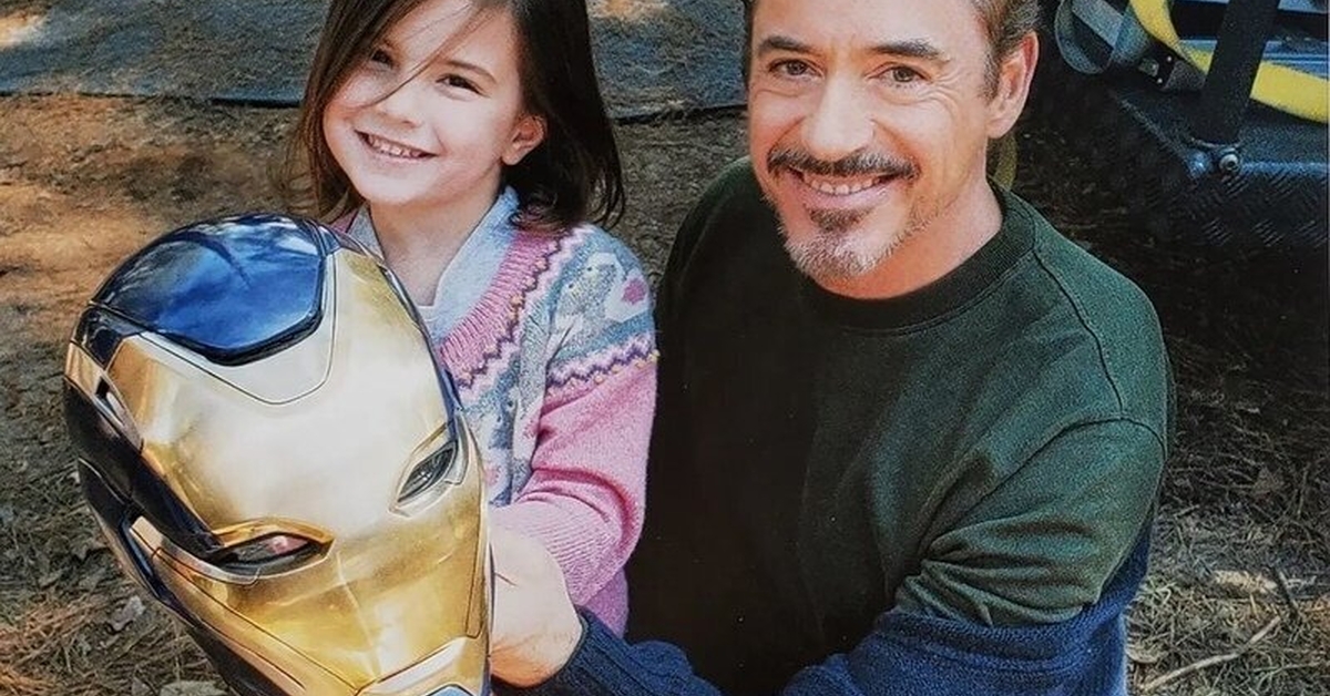 Robert Downey Jr. y Lexi Rabe detrás de las cámaras de Vengadores: Endgame