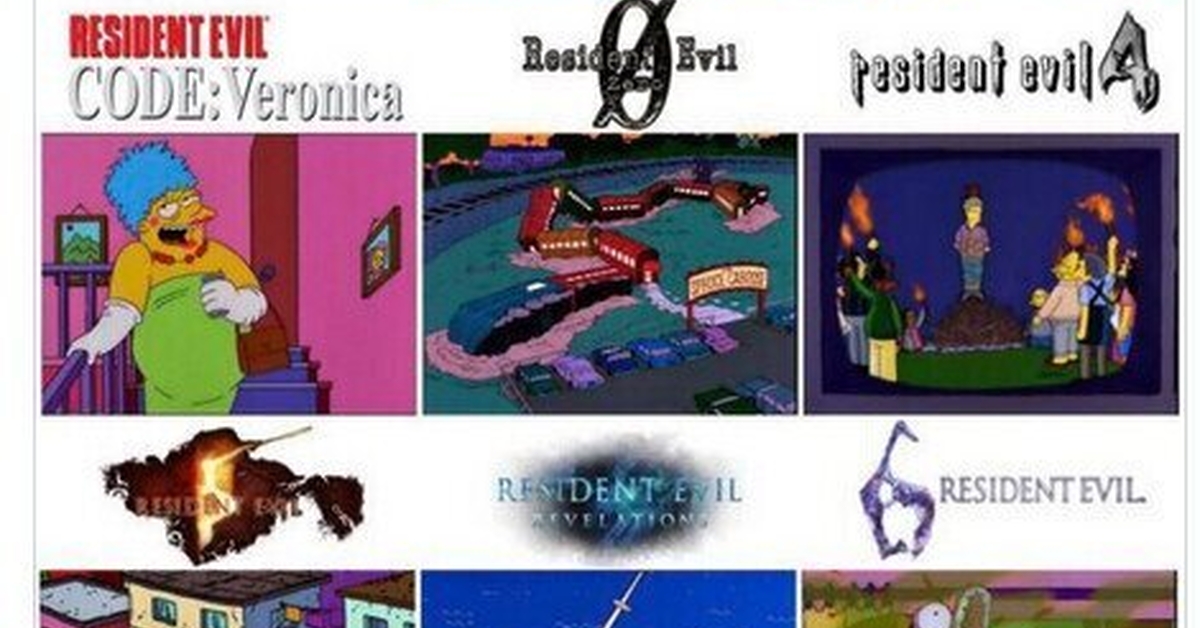 Los Simpsons resumen toda la saga Resident Evil