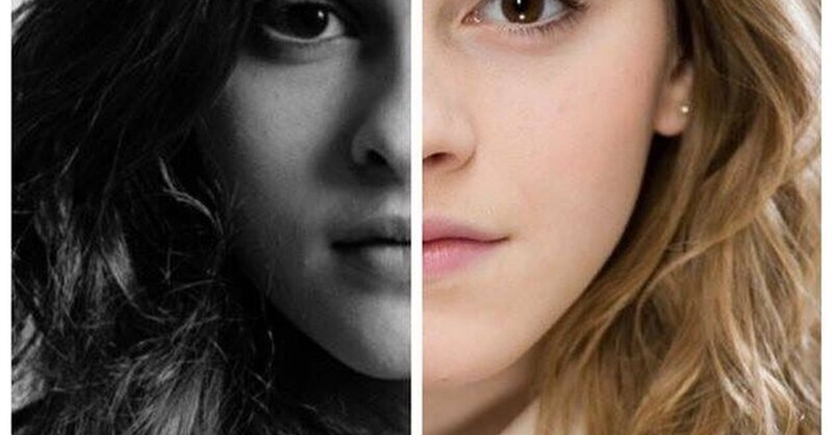 Helena Bonham Carter y Emma Watson cuando eran adolescentes.