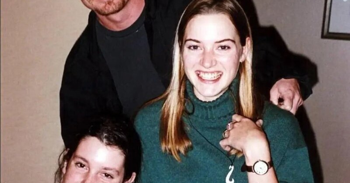 Michael J. Fox, Kate Winslet y Malanie Linskey en 1994