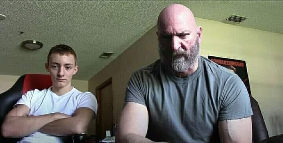Kratos y Atreus en la vida real