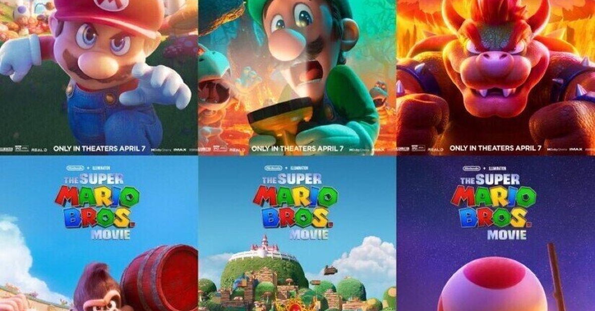 Nuevos posters de la peli de Super Mario