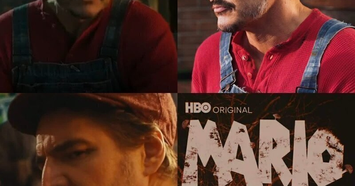 Pedro Pascal como Mario en el sketch de Mario Kart para HBO