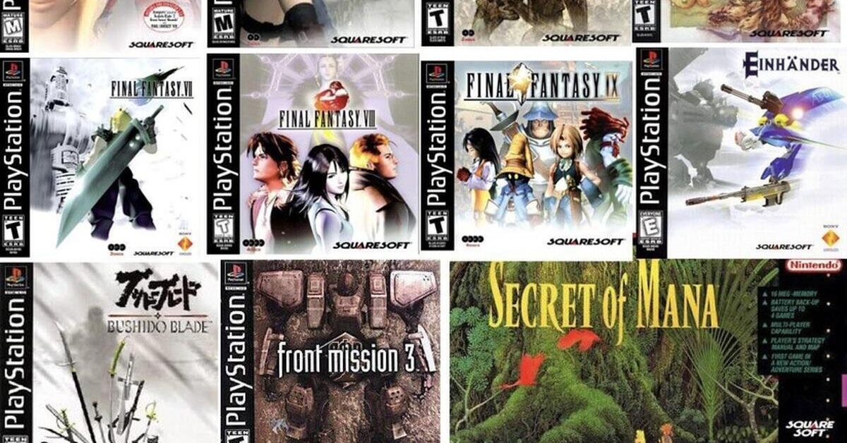 Los grandes juegos de Squaresoft