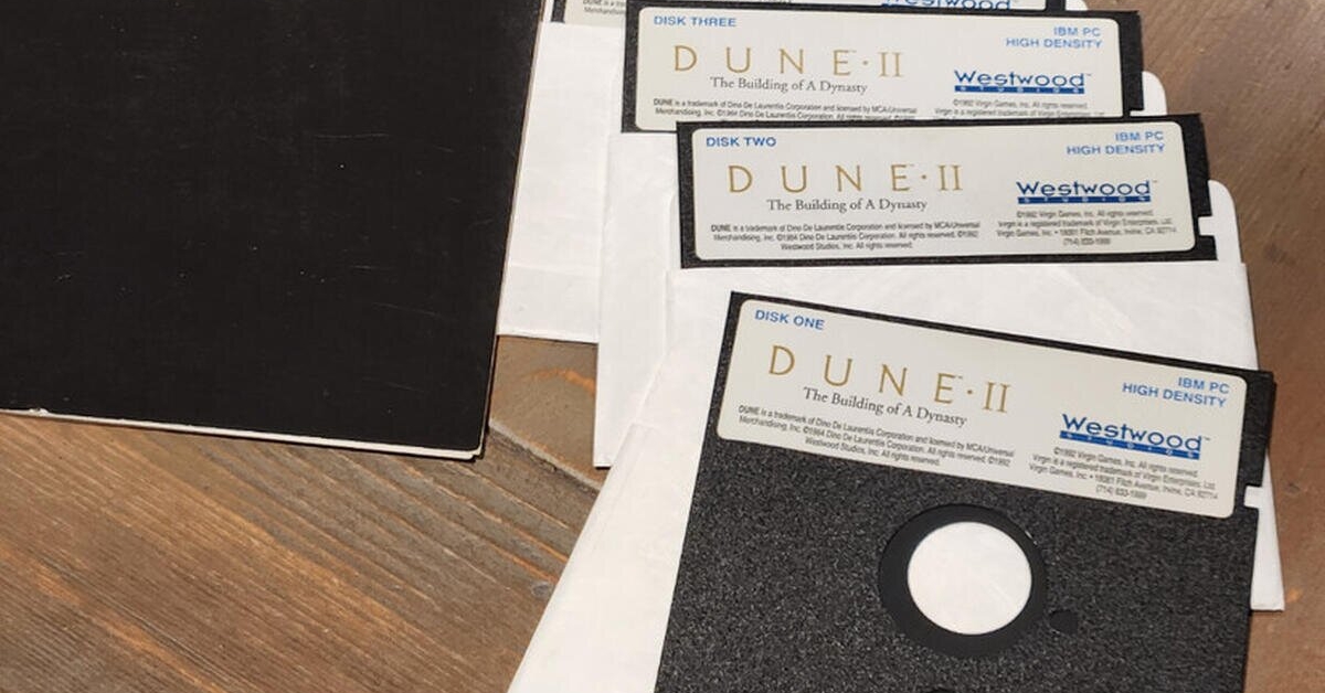 Sabías que era un buen juego cuando venía en 4 floppy disks