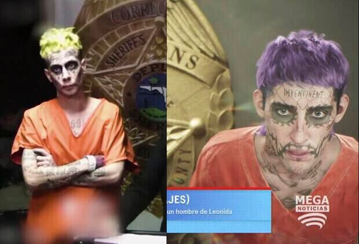 El Joker de florida se tiñe el pelo de lila para pedirle más dinero a ...