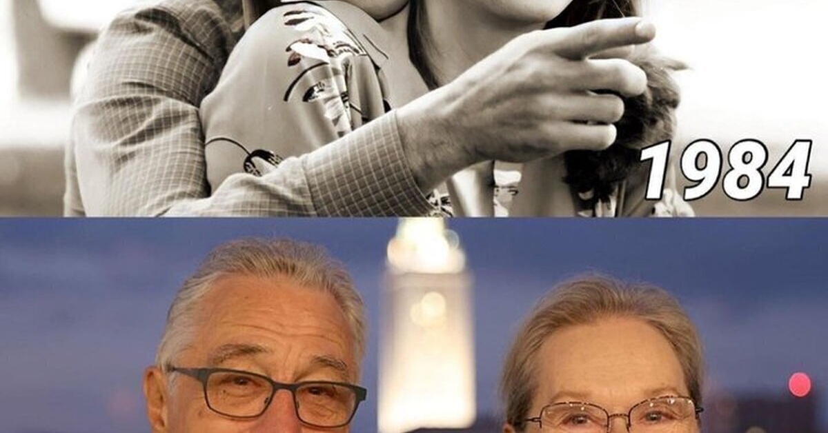 Robert de Niro y Meryl Streep a lo largo de los años