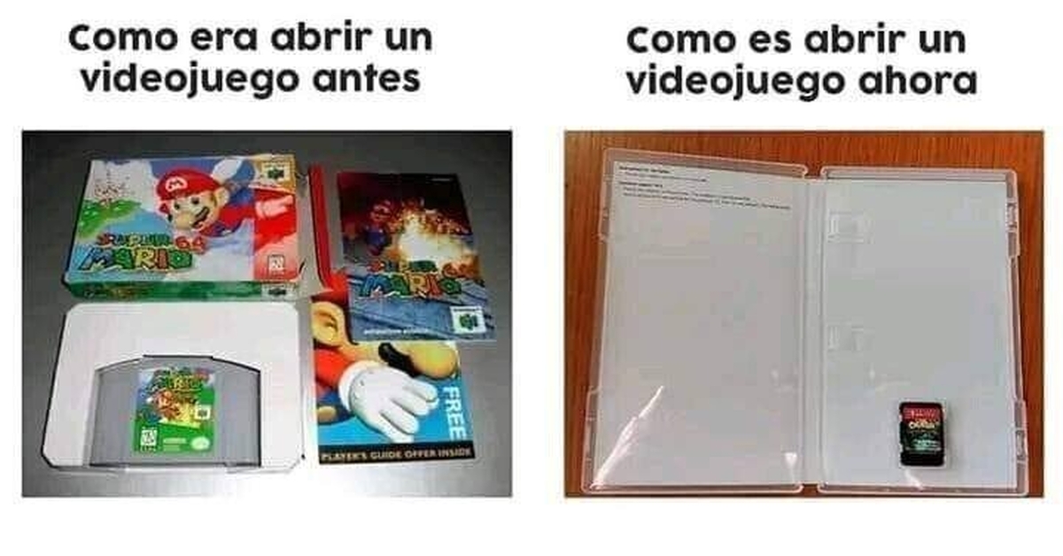 Antes te vendian la experiencia completa