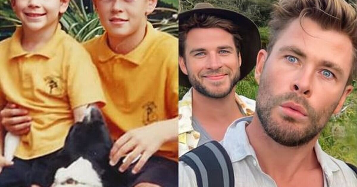 Chris Hemsworth y su hermano Liam.