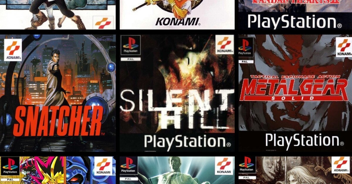 Solamente puedes quedarte con 3 de estos juegos lanzados por Konami ...