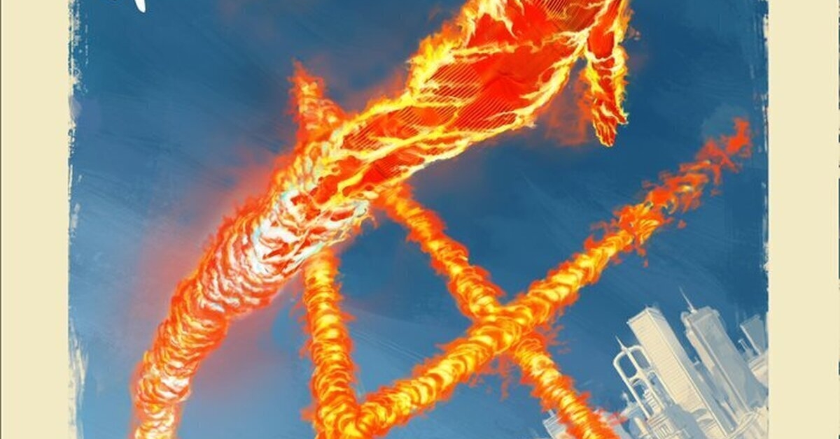 ¡Nuevo póster de La Antorcha Humana de Los 4 Fantásticos de Marvel Studios!