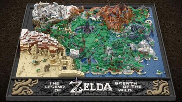 Han recreado el mapa de Zelda Breath of the Wild con más de 14000 ...