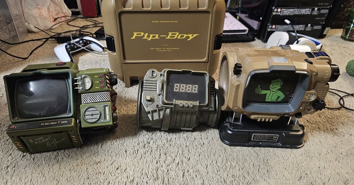 Así se ven 3 generaciones de Pip-Boy
