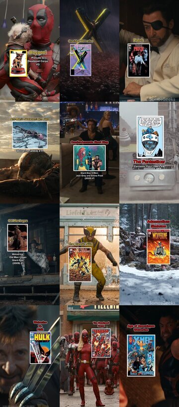 Algunas referencias a los cómics en Deadpool & Wolverine