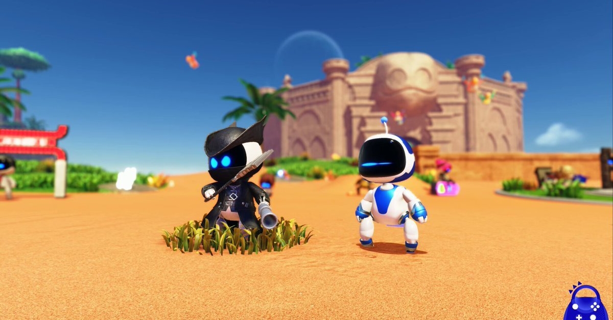Si intentas pegarle al cazador en Astro Bot, te hará un Parry