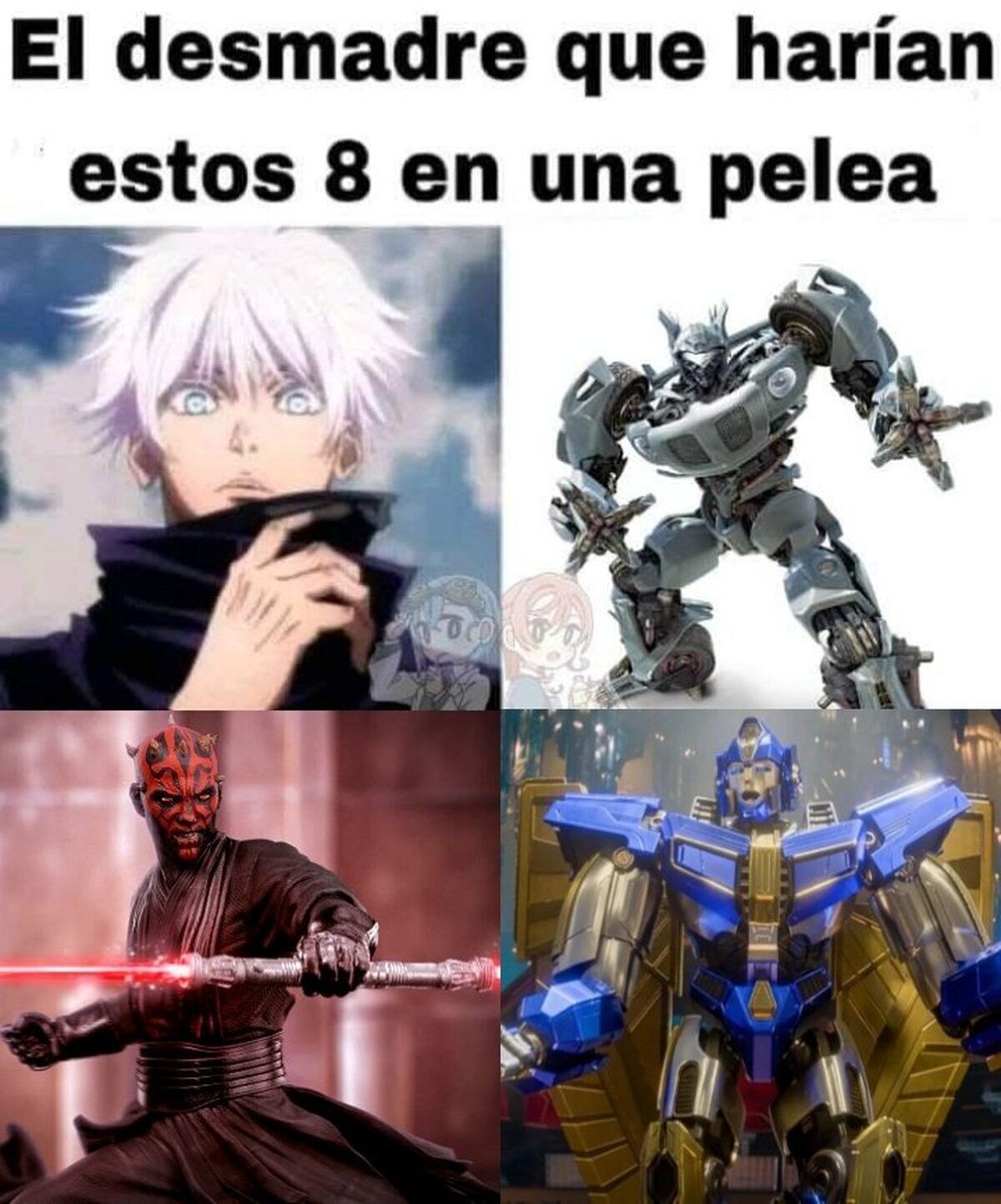 Top 5 memes de gojo
