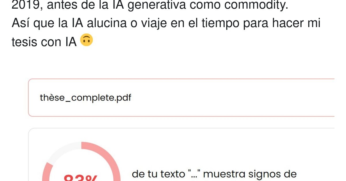 No hay que hacer caso al detector de la IA
