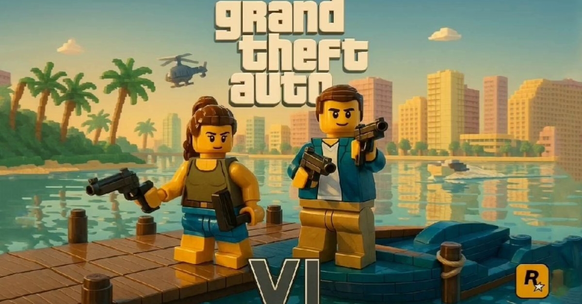 Un YouTuber recrea el trailer de GTA VI con Lego