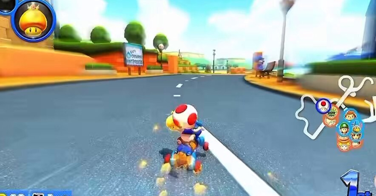 La impresionante carrera de este jugador de Mario Kart para huir del ...